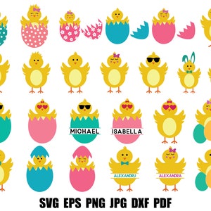 Easter Chicks SVG | Chick SVG | Cute Chick SVG | Chick Cut File | Chick ...