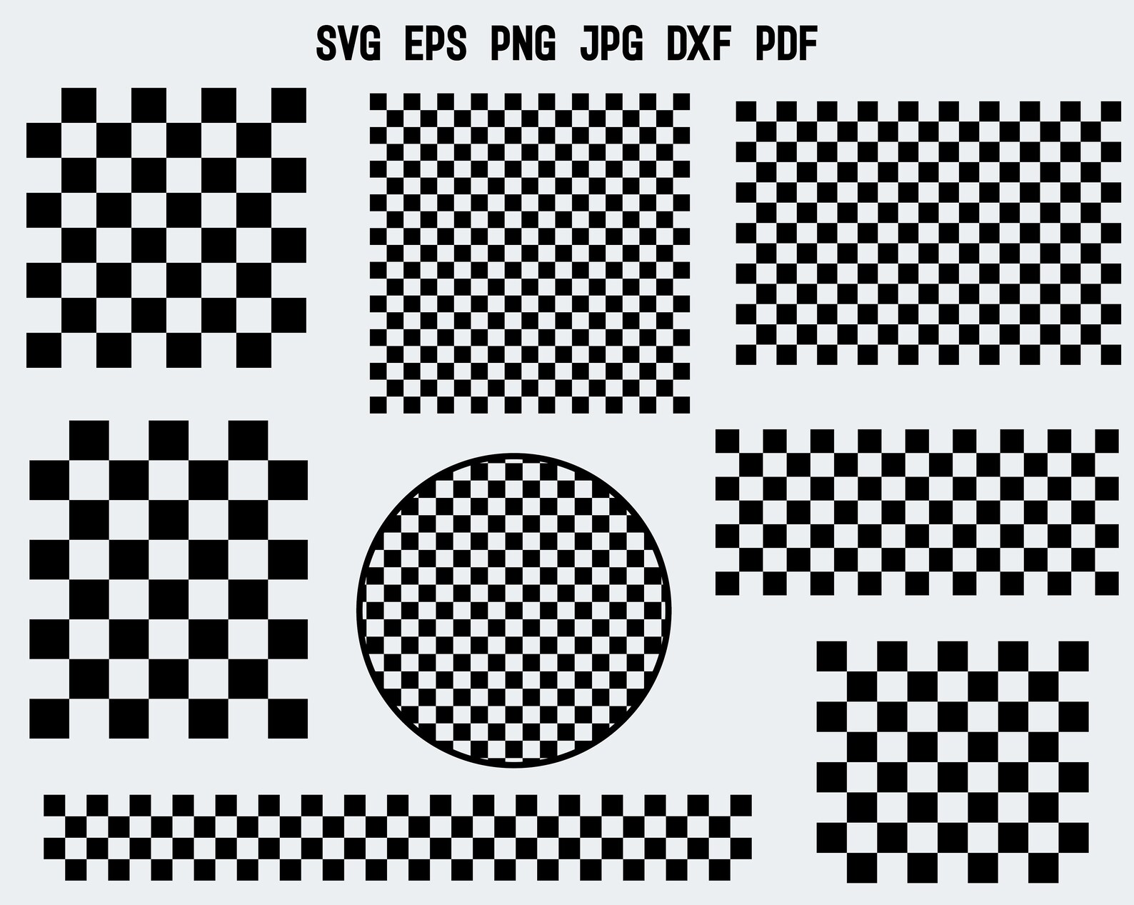 Checkered Pattern SVG | Seamless Checkered Pattern SVG | Checkered ...