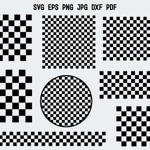 Checkered Pattern SVG | Seamless Checkered Pattern SVG | Checkered ...