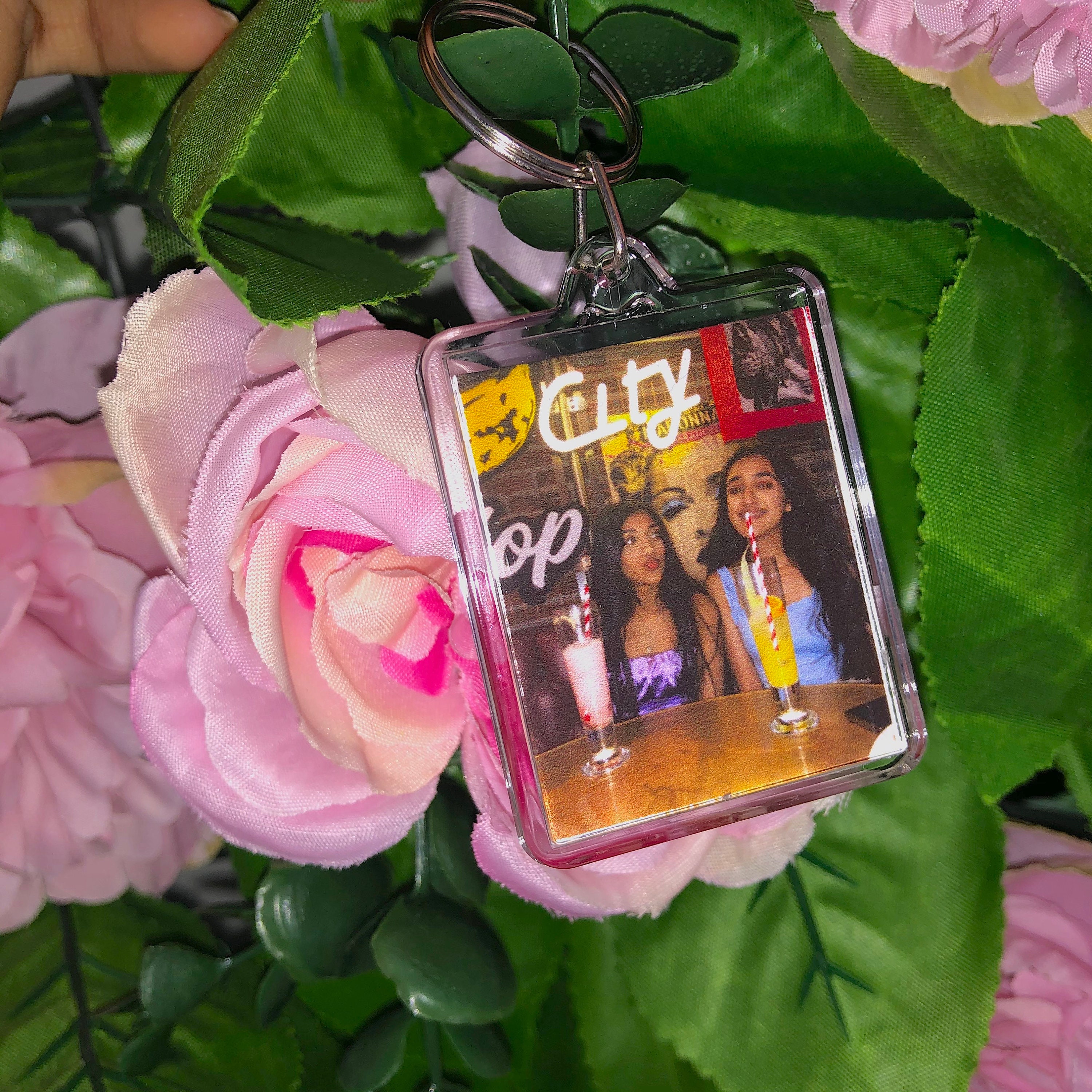 Custom Photo Keyring/ Keychain Single or Double Sided Gift/ | Etsy