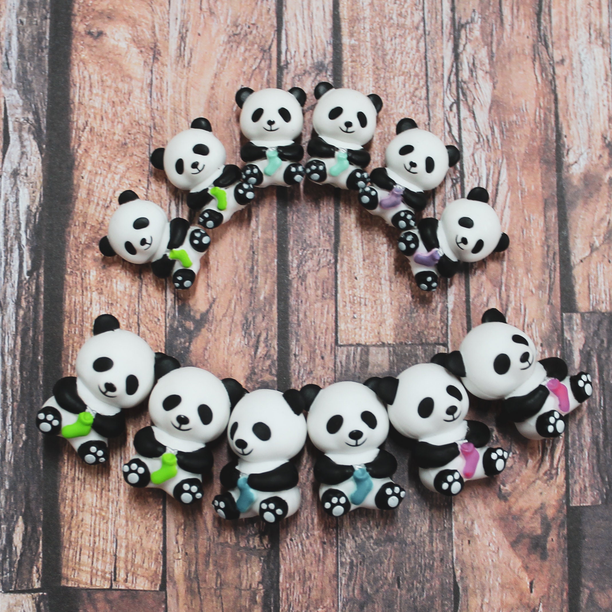 Hiyahiya Panda Knitting Point Protectors small & Large - Etsy UK