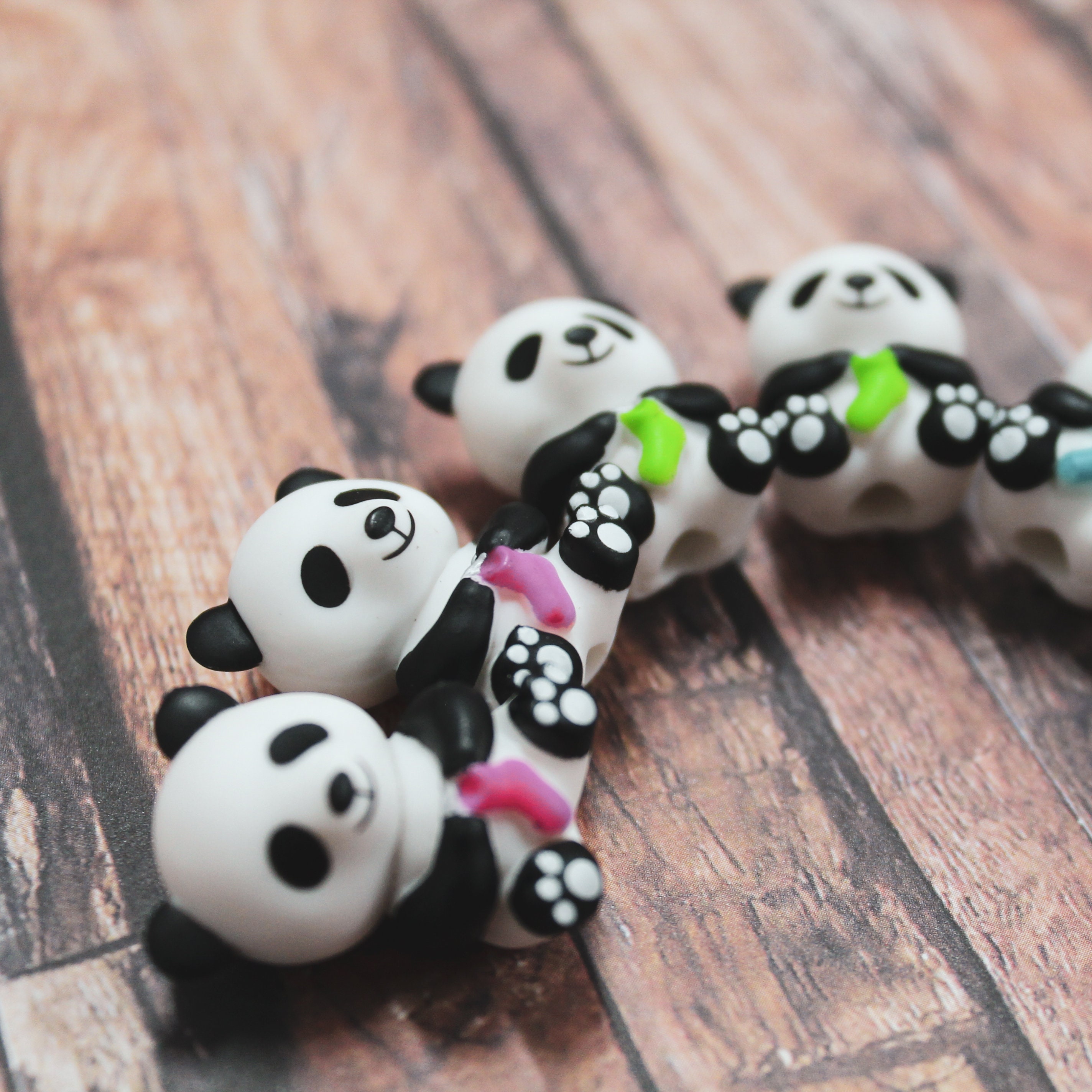 Hiyahiya Panda Knitting Point Protectors small & Large - Etsy UK