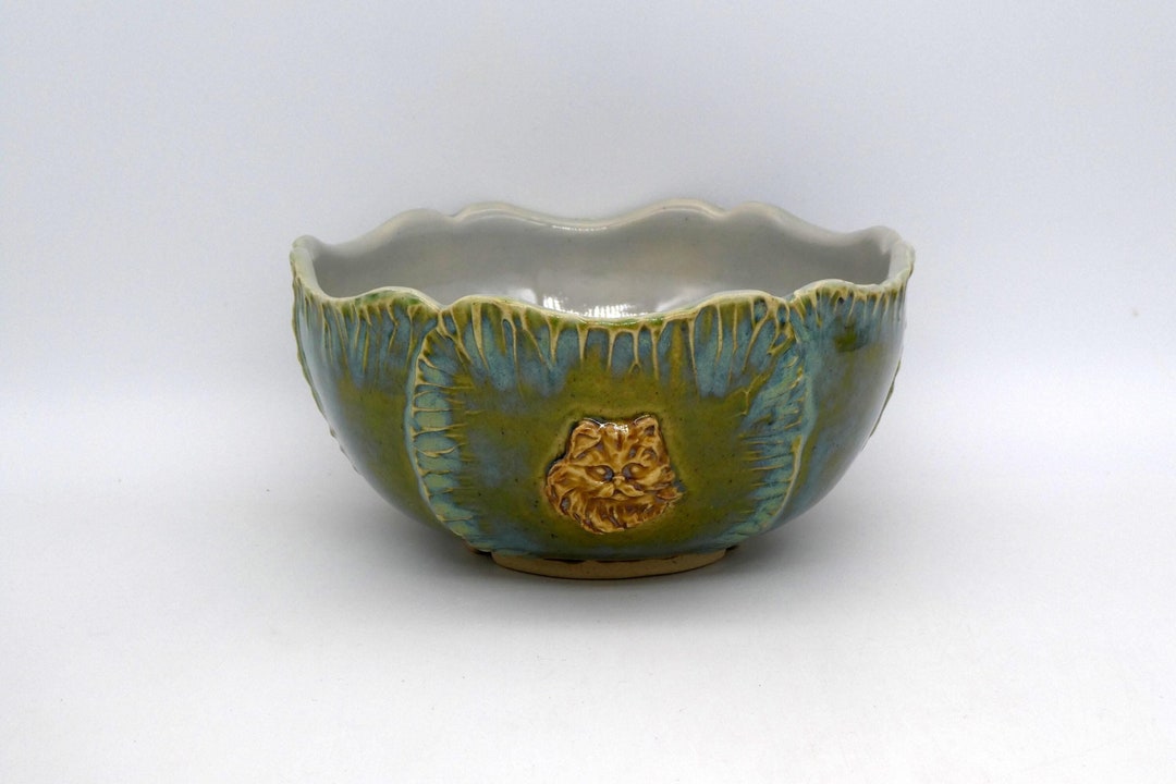 Ceramic Bowl, Porridge Bowl, Fruit Bowl, Salad Bowl, Ginger Cat Bowl ...
