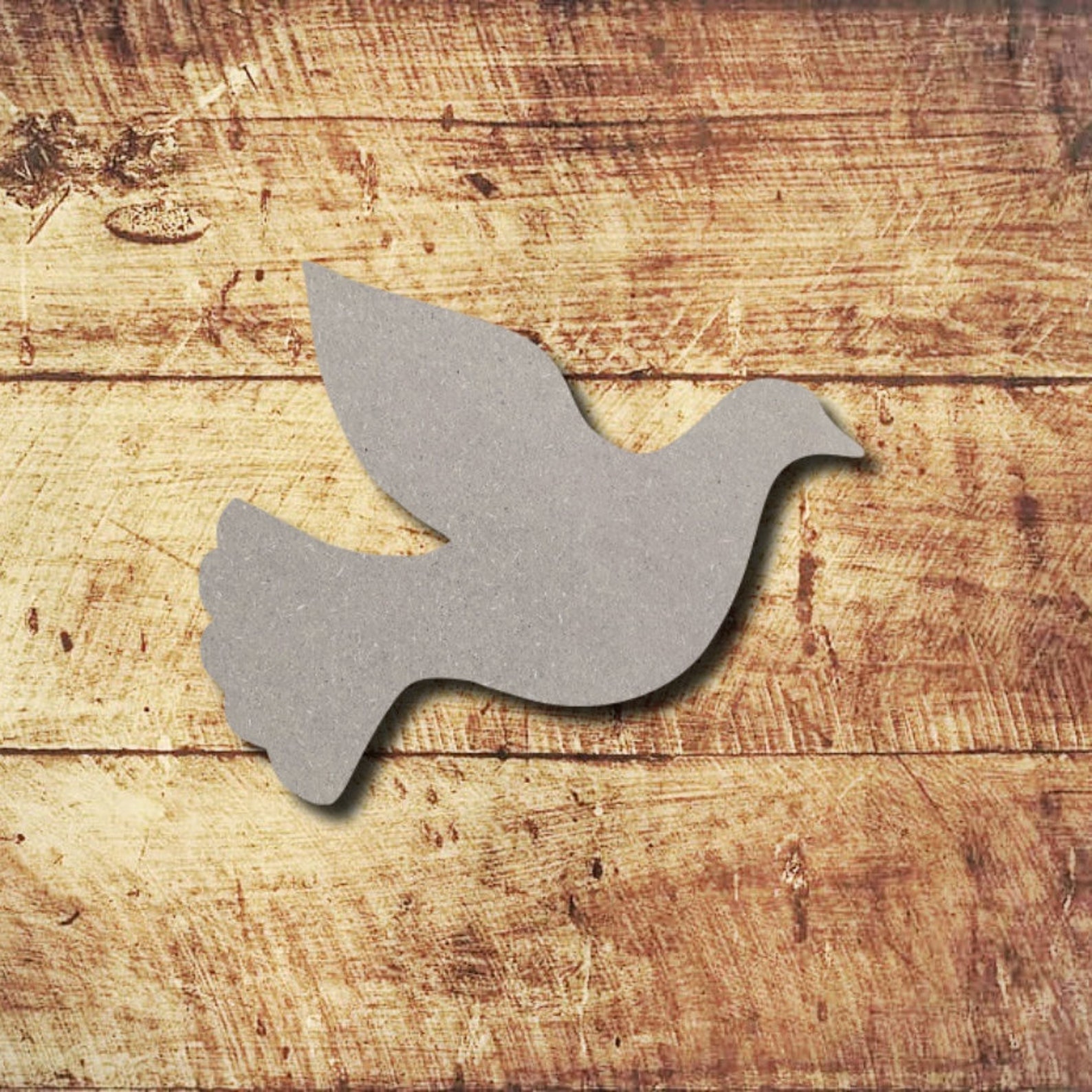 Dove shape Various Sizes Unfinished MDF Wood Cutout Shapes - Etsy.de