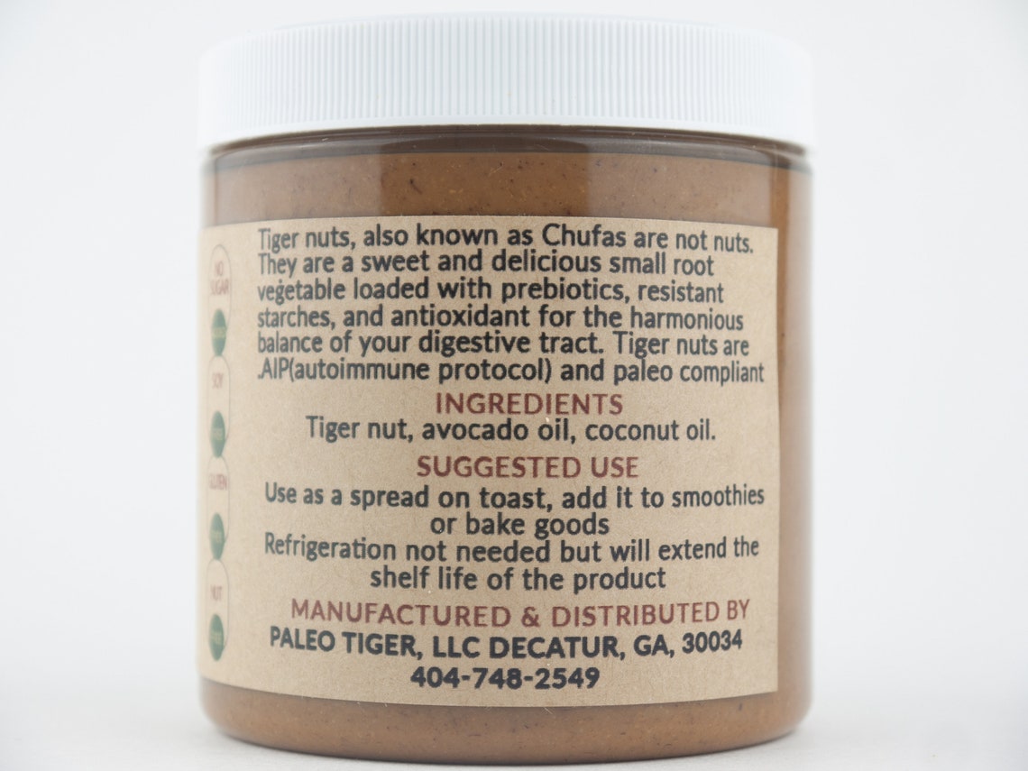 Creamy Tiger Nut Butter, Paleo Tiger Butter, Aip Food, Paleo Friendly ...