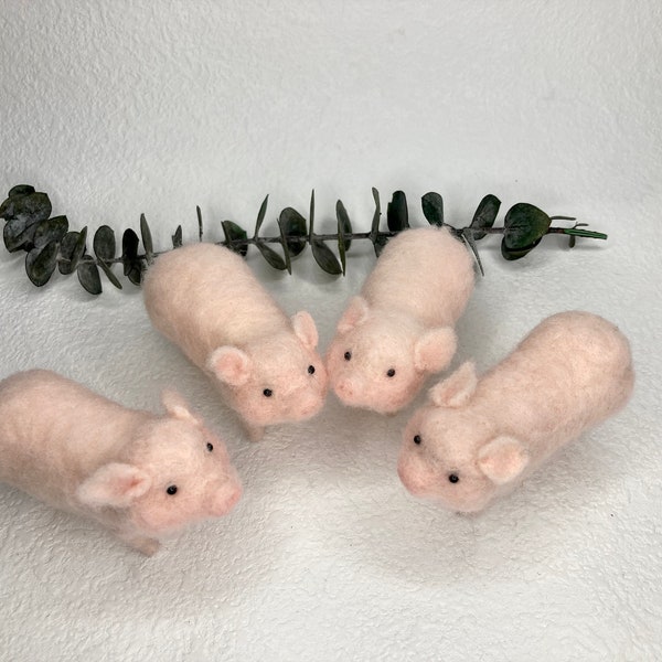 Needle Felt Pig - Etsy