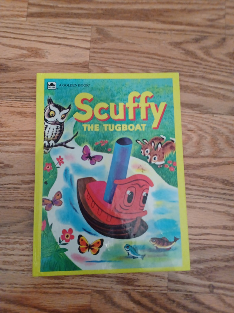 Scuffy the Tugboat Golden Book - Etsy