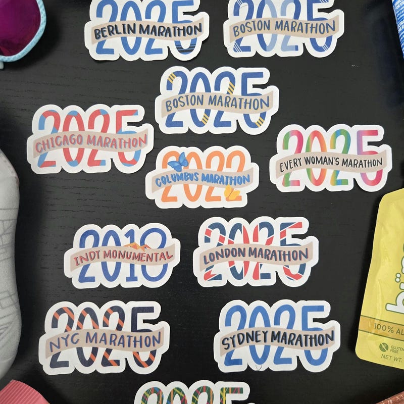 Running Small Sticker - Etsy