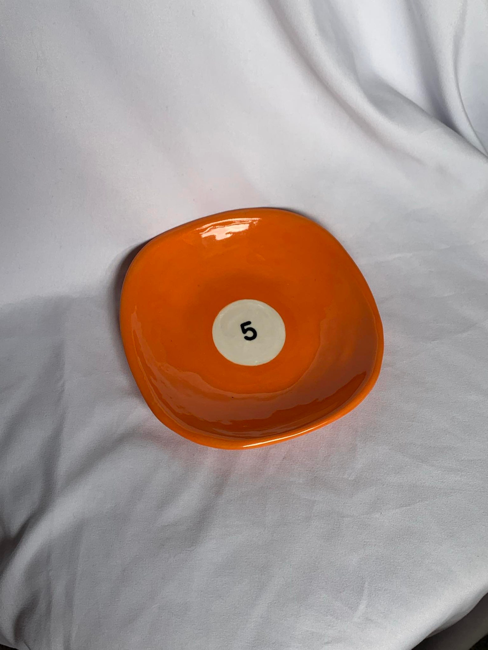 Billiard Ball Deep Plate, Handmade Stoneware Ceramic, Tableware - Etsy