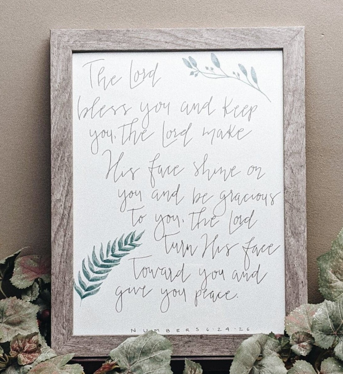 Benediction Art Print | Benediction Wall Art | Bible Verse Prints | the ...