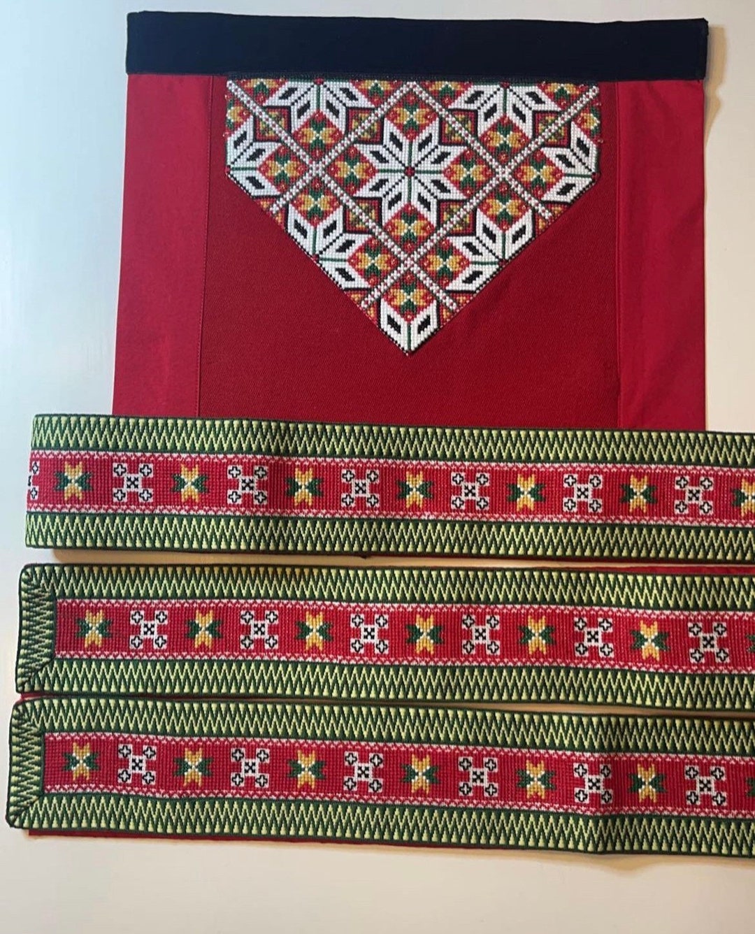 Belt and Breastplate for Norwegian National Dress/ Belte Og Bringeduk ...