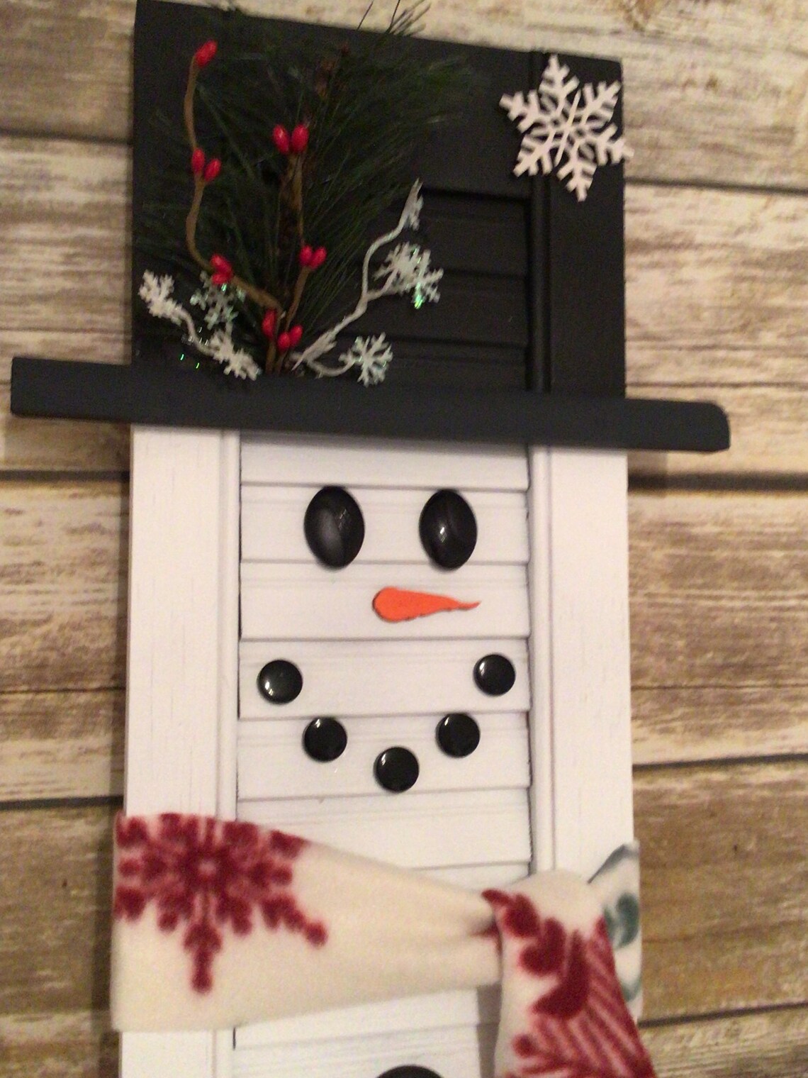 Snowman Shutter - Etsy