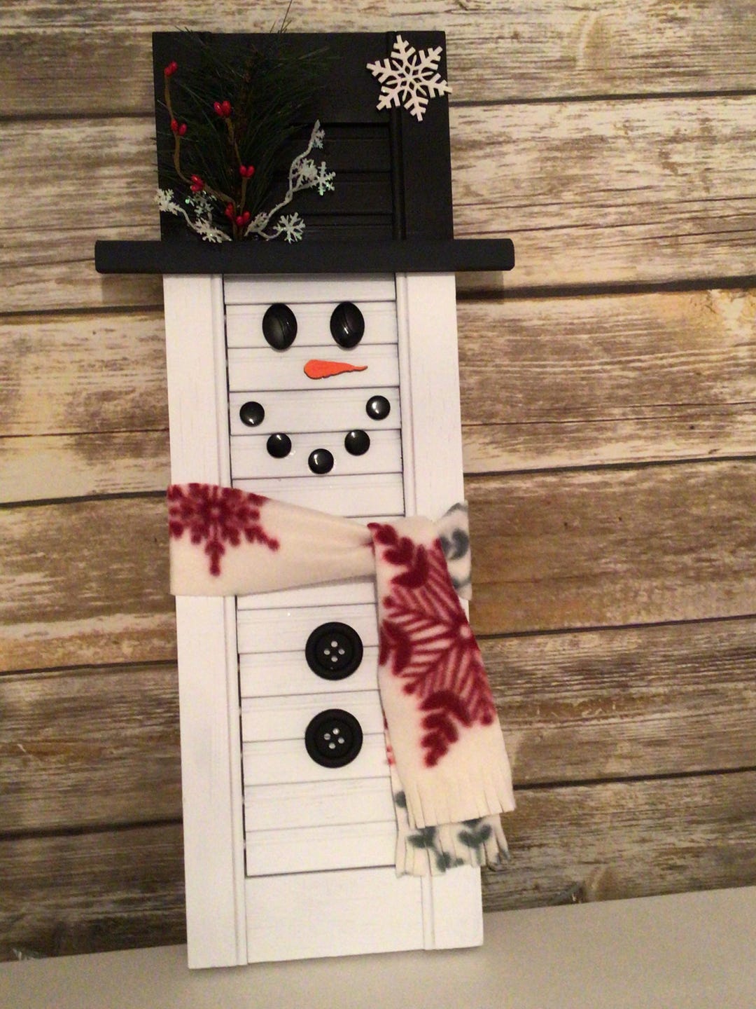 Snowman Shutter - Etsy