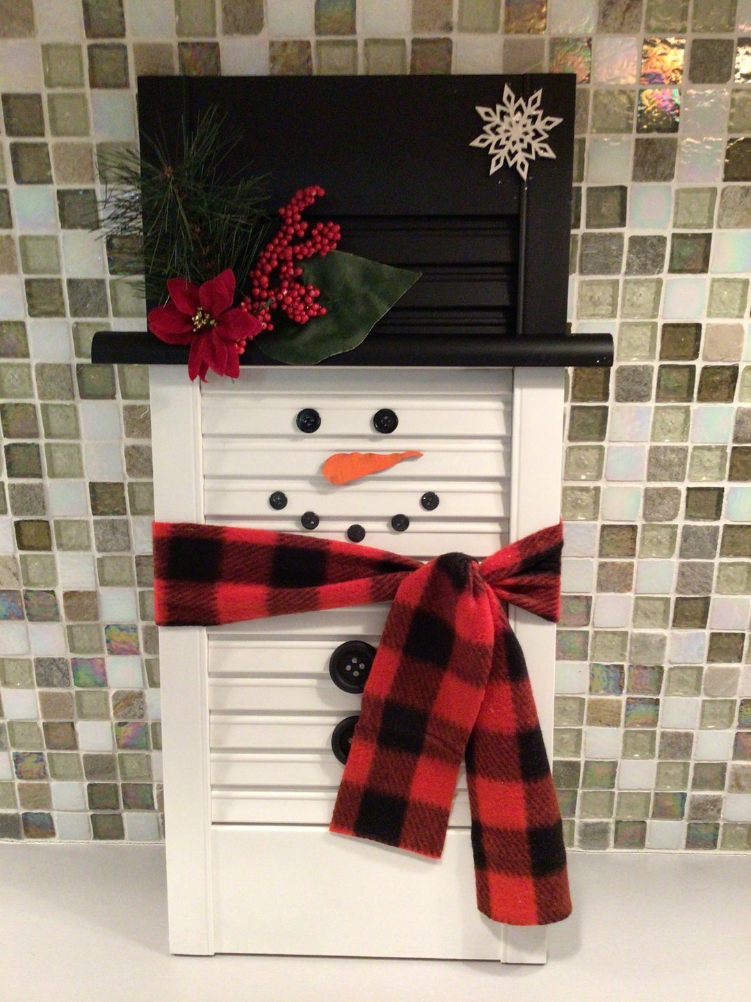 Snowman Shutter - Etsy