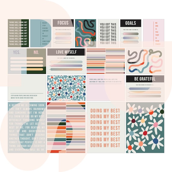 Refresh Printable Card Set | Etsy