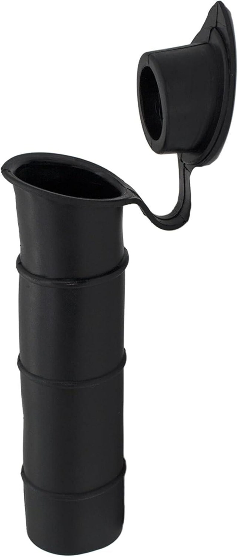 Marine City Black PVC Rod Holder With Cover, Flush Mount 90 Degree ...