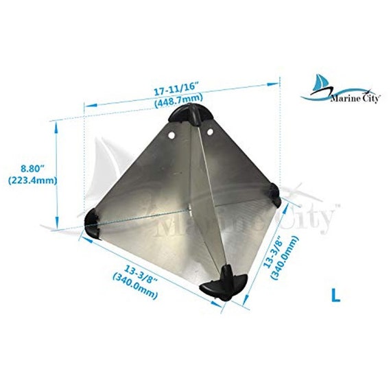 Marine City Aluminium Boat Radar Reflector Octahedral Type | Etsy
