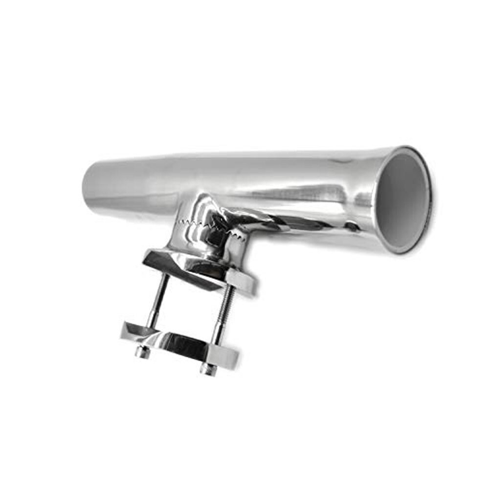 Marine City Boat Stainless-steel Clamp-on Fishing Rod Holder for Rail 1 ...
