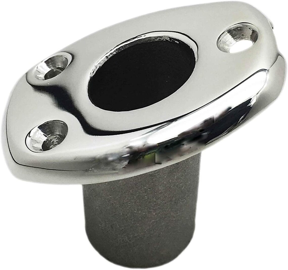 Marine City 316 Stainless Steel Deck Flush Base Flag Socket for Boat ...