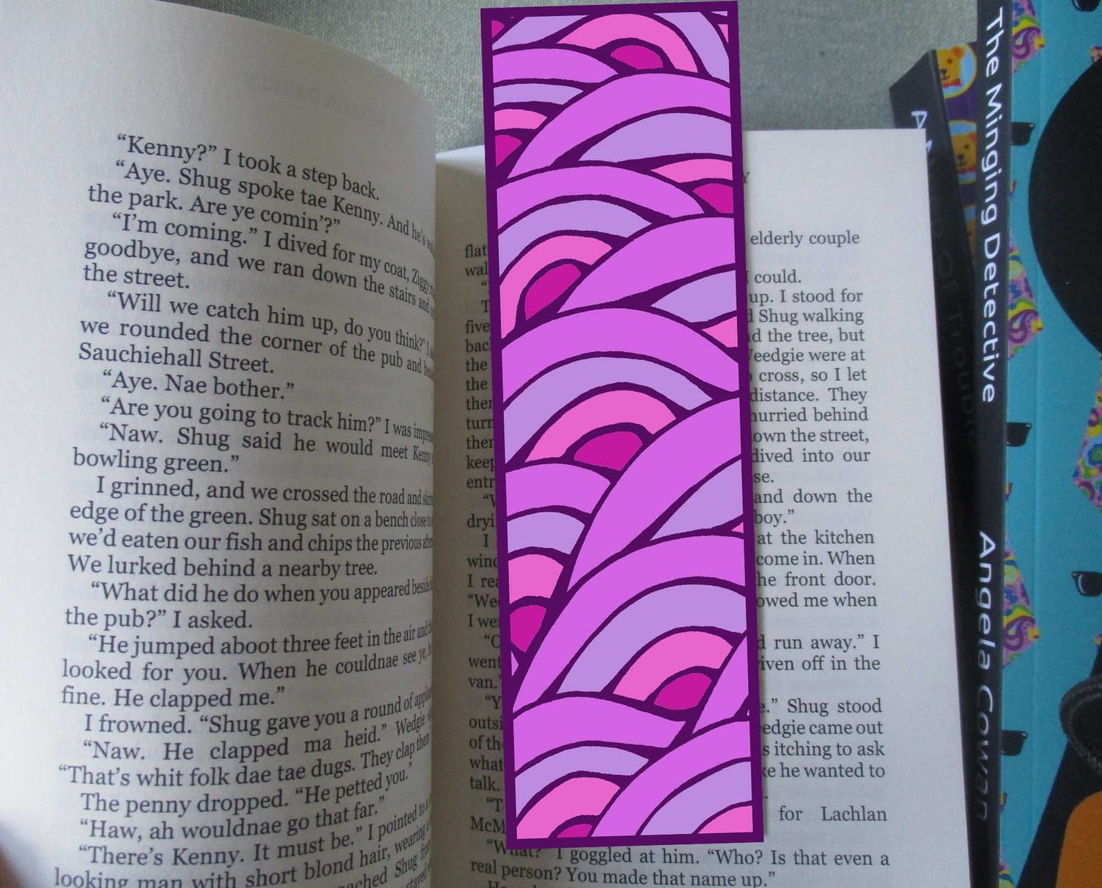 Printable Bookmarks in Colour, Psychedelic Rainbow Designs, PDF & JPEG ...