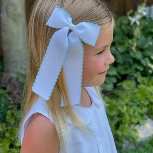 Long Tail Moon Stitch Bow - Etsy