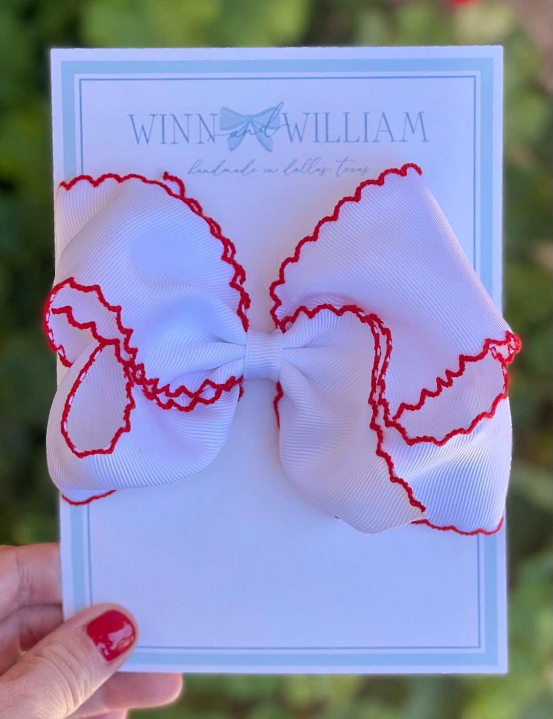 The "via" Moon Stitch Bow - Etsy