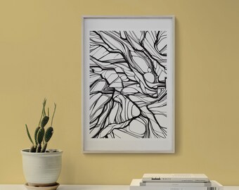 Scenic Elsewhere Retro Psychedelic Scifi Landscape - Etsy