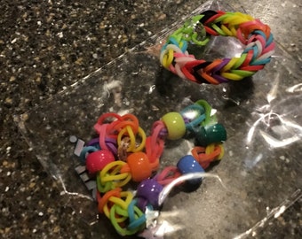 Rainbow Loom Bracelet - Etsy