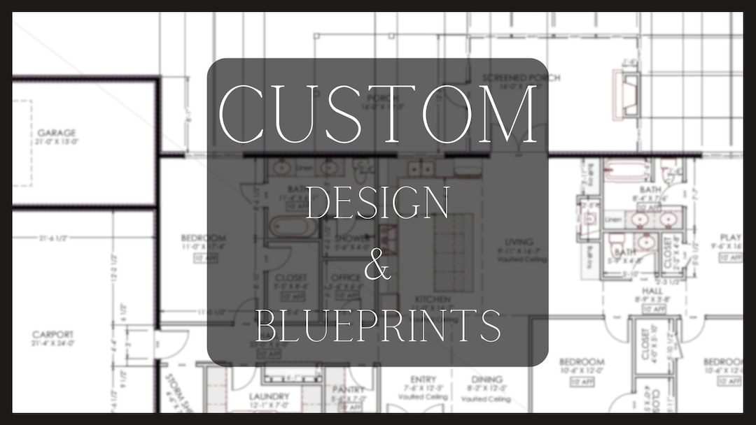 Custom Barndominium Design - ALL-INCLUSIVE PACKAGE - Blueprints ...