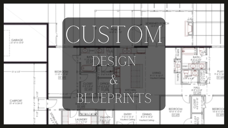 Custom Barndominium Design - ALL-INCLUSIVE PACKAGE - Blueprints ...