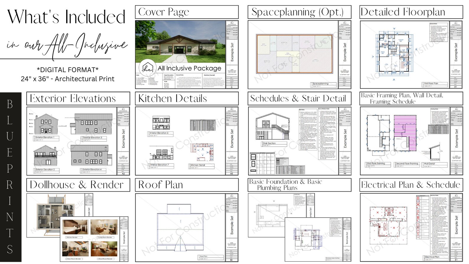 Custom Barndominium Design - ALL-INCLUSIVE PACKAGE - Blueprints ...