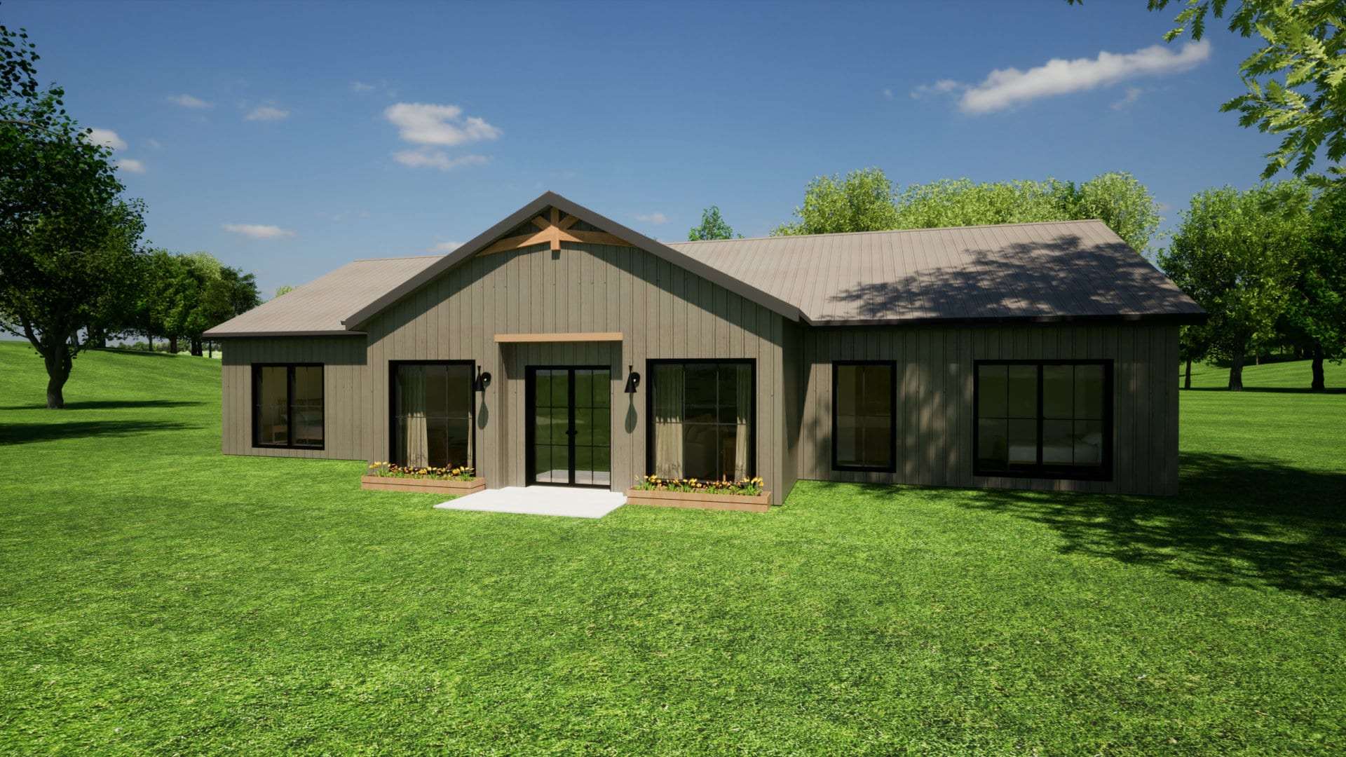 Modern Barndominium House - 38' X 62' -THE DENVER- Open Concept, Large ...