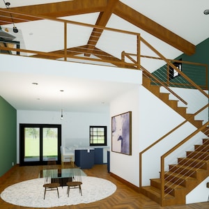 Monitor Style Barndominium 56' X 40' - THE TUSCALOOSA - Etsy