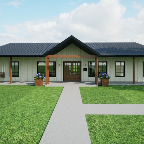 Monitor Style Barndominium 56' X 40' THE TUSCALOOSA - Etsy