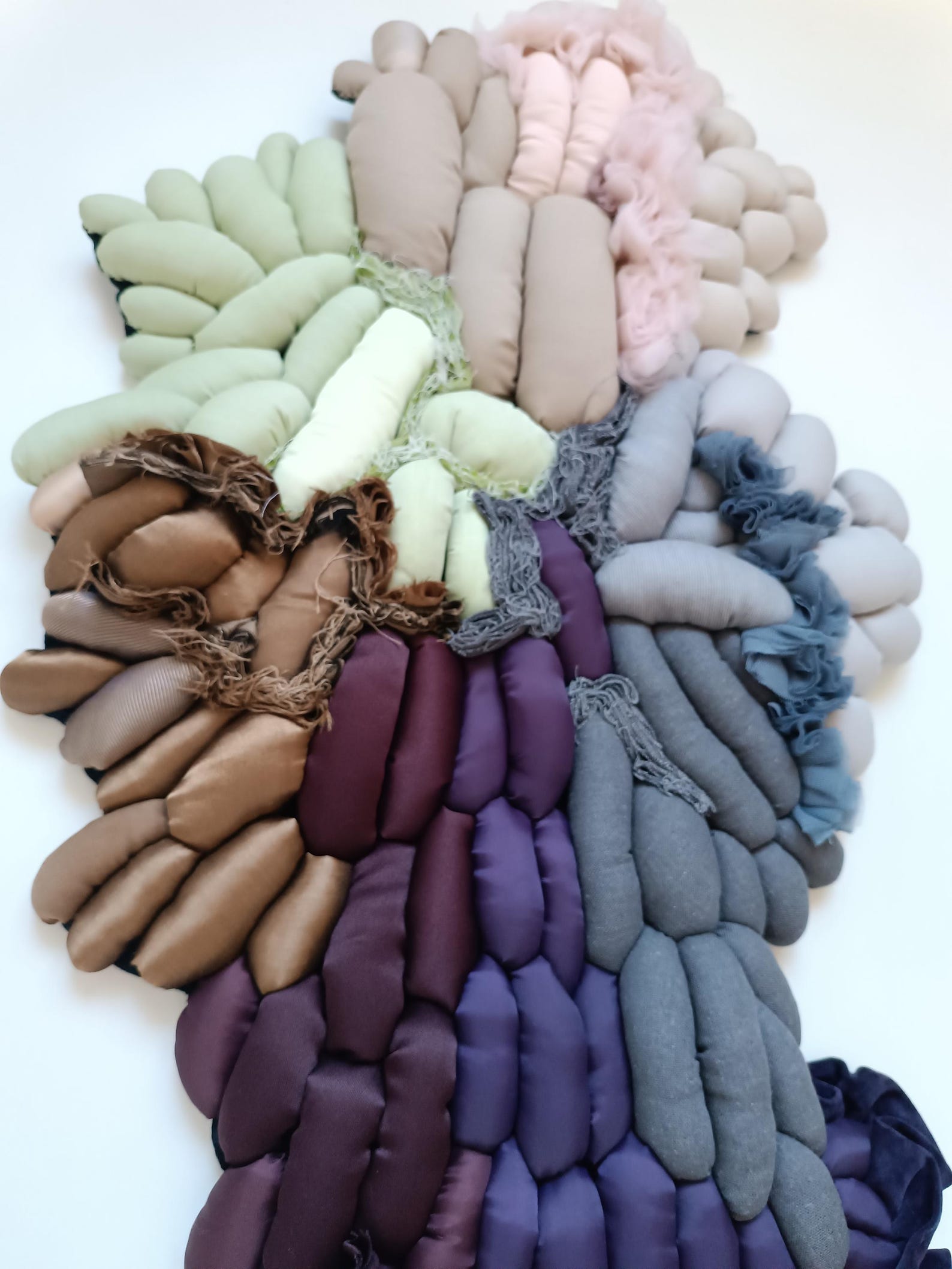 Artwork Soft Textile Sculpture Statement Home Decor Modern Wall Hanging ...