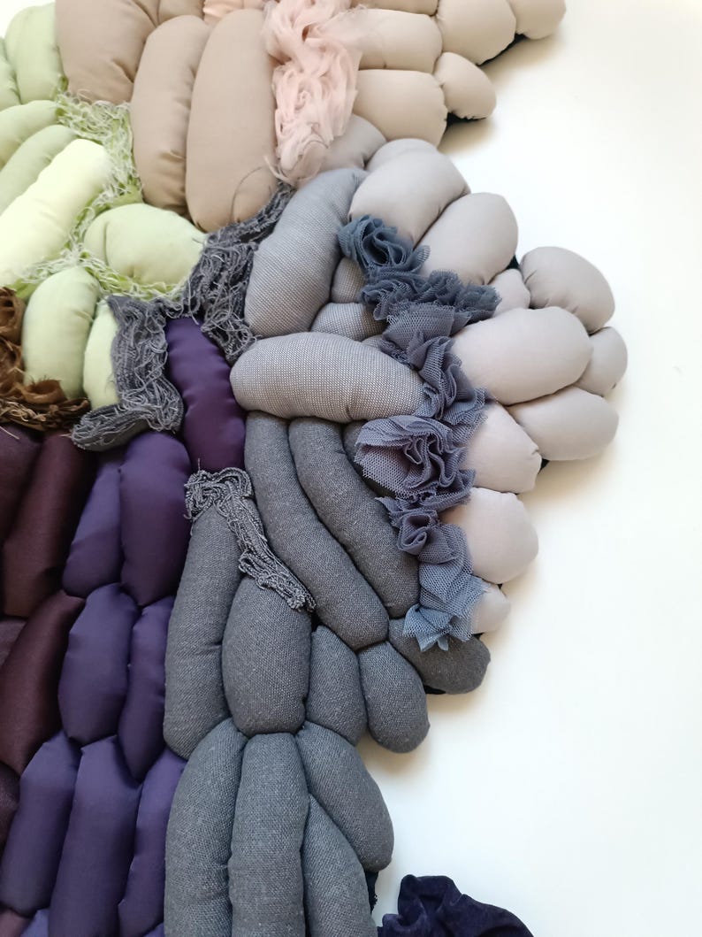 Artwork Soft Textile Sculpture Statement Home Decor Modern Wall Hanging ...