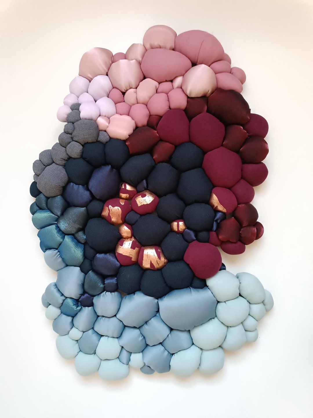 Textile Art Work Soft Sculpture Textile Wall Hanging Artwork Interior ...