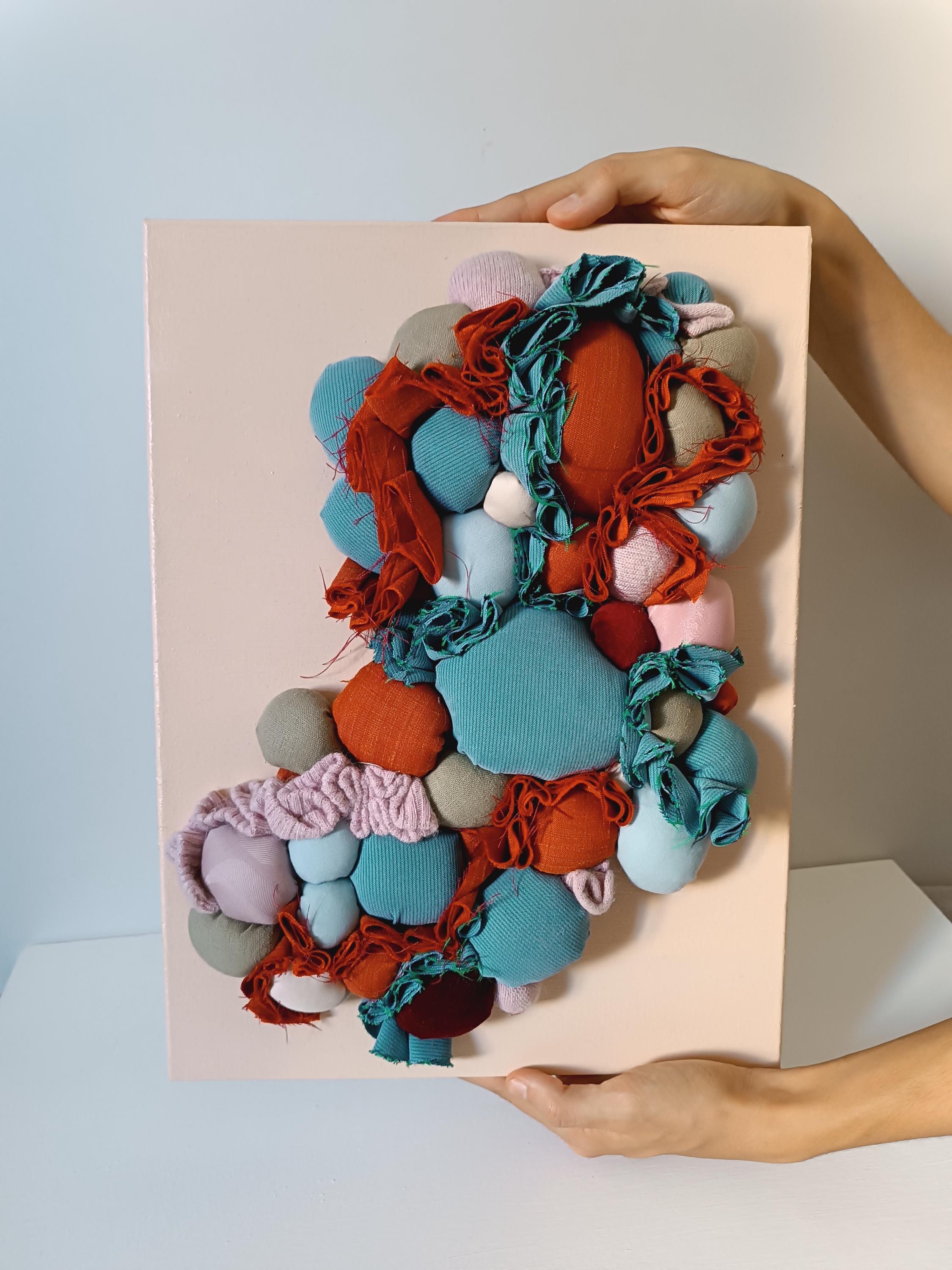 Original Textured Textile Art 3d Wall Art Nature Inspired Art Soft ...