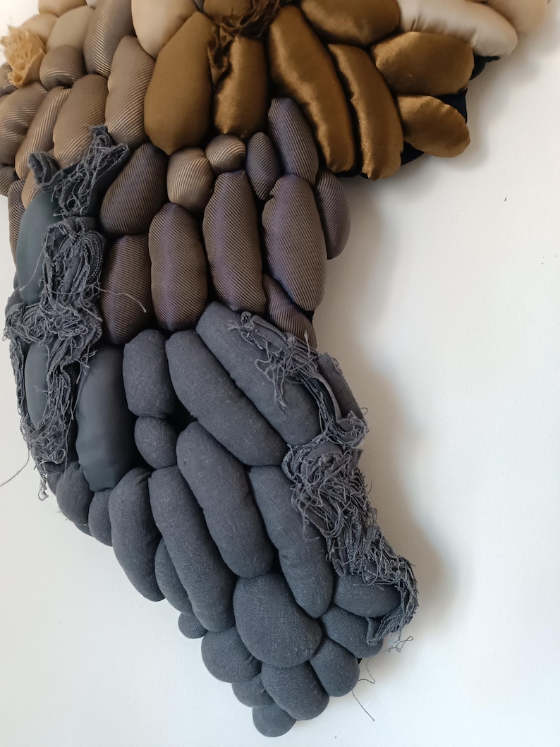 Soft Textile Sculpture/statement Home Decor/artwork Interior Sculpture ...