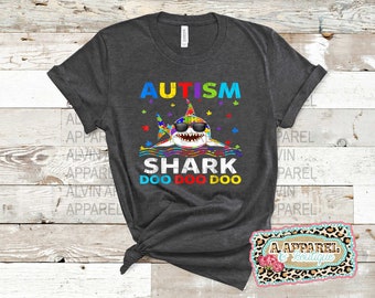 Autism Shark | Etsy