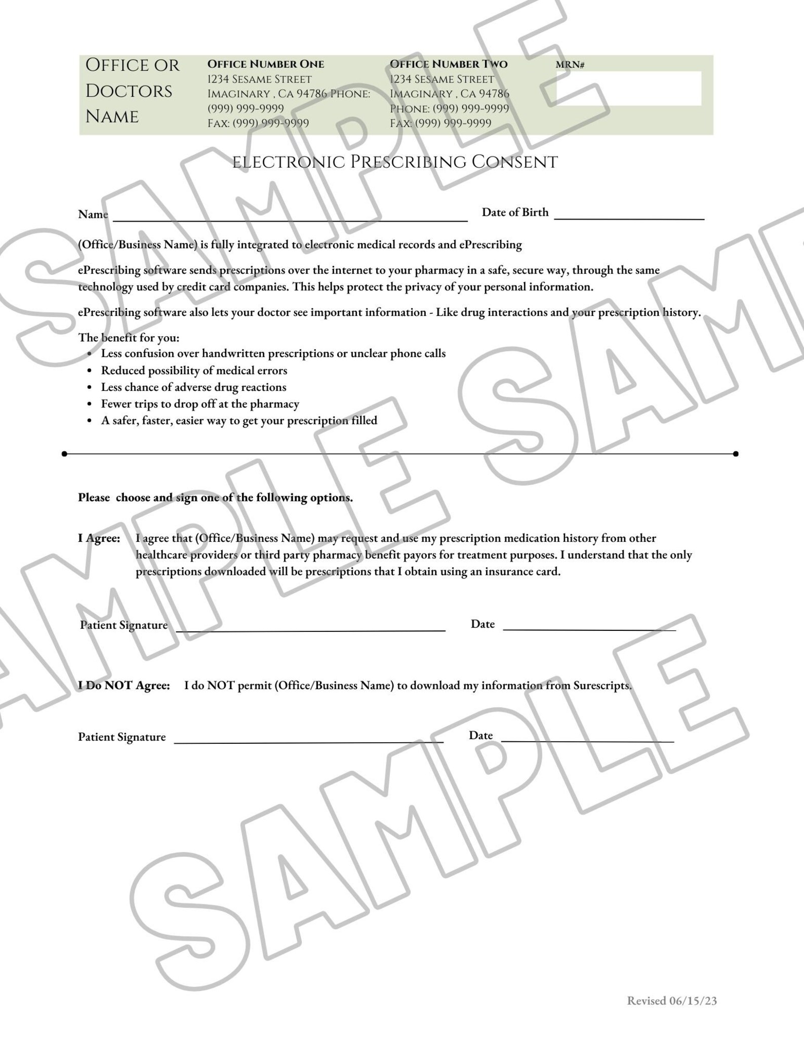 Medical Office Bundle | Simple Modern Forms | HIPAA | Records Request ...