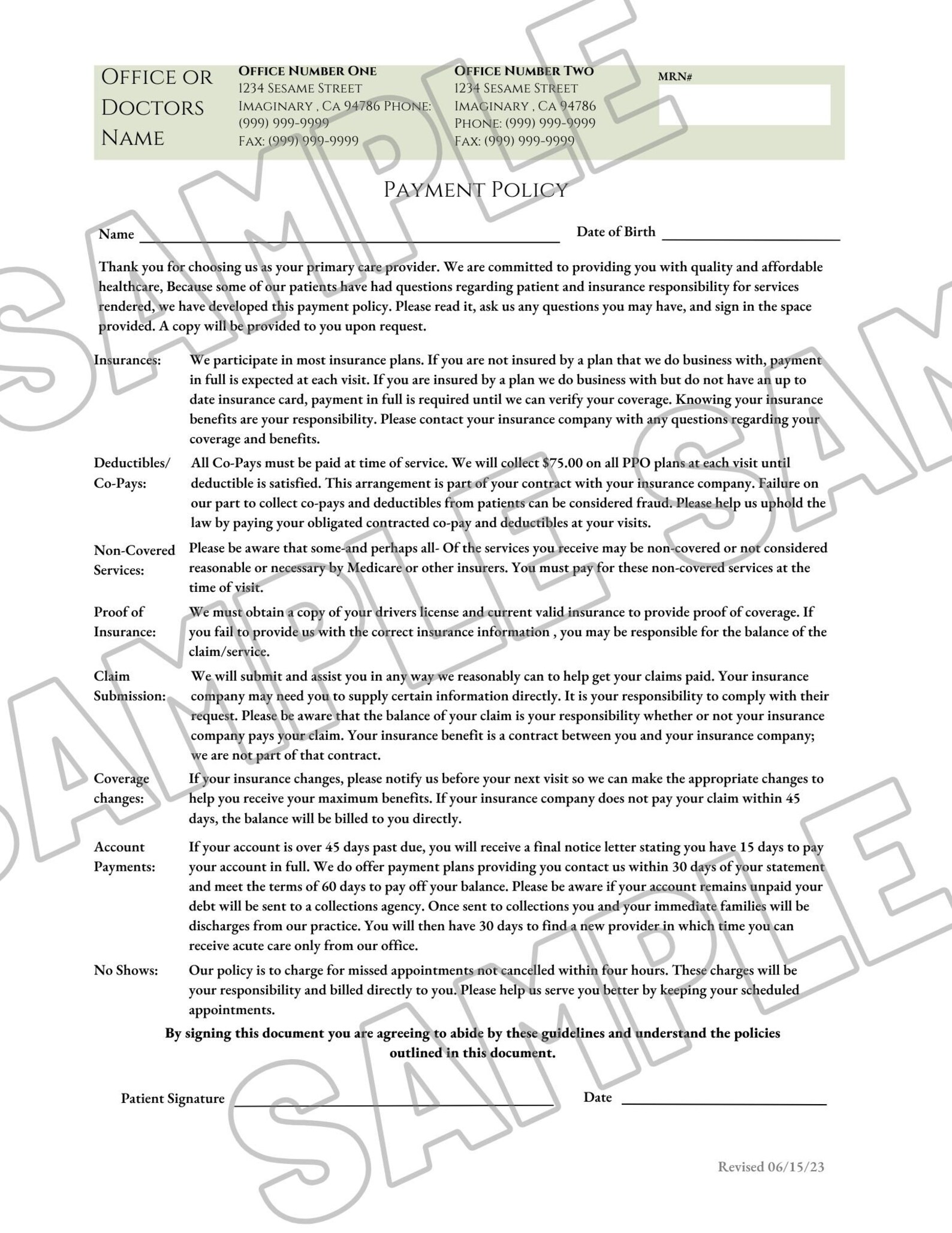 Medical Office Bundle | Simple Modern Forms | HIPAA | Records Request ...