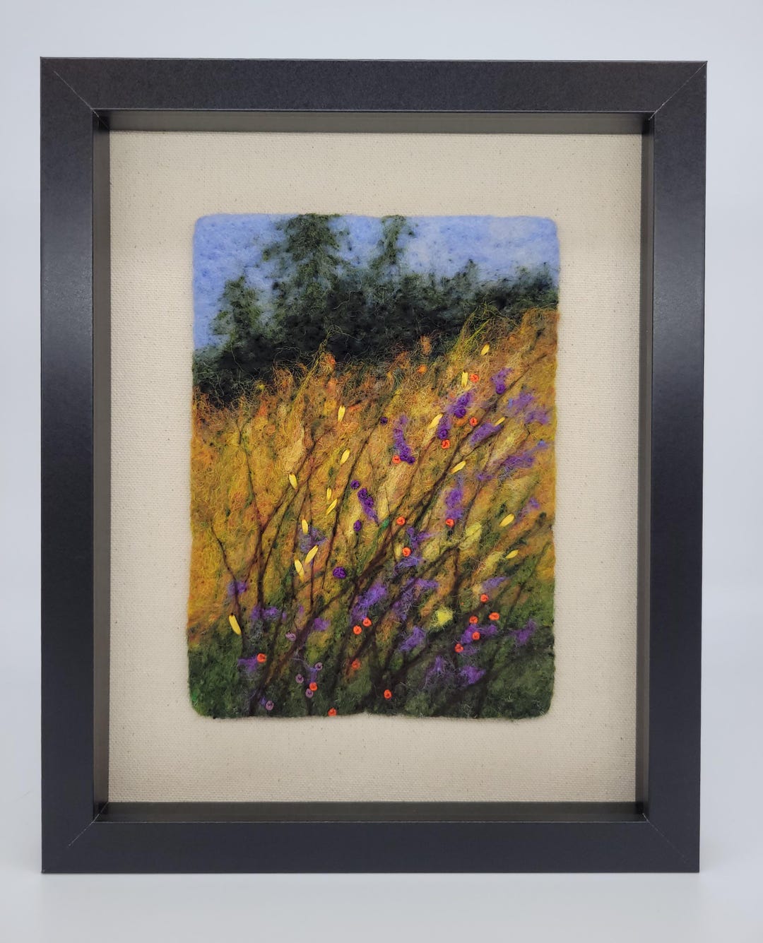 Felt Art, Needle Felted, Wool Art, Wool Painting, Flowers, Felt ...