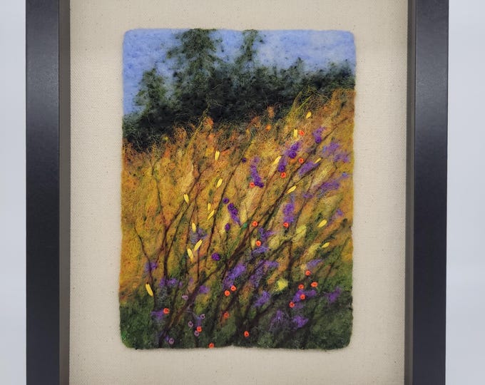 Felt Art, Needle Felted, Wool Art, Wool Painting, Flowers, Felt ...