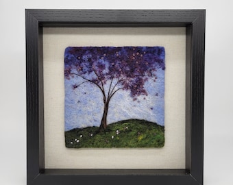 Felt Art, Barn, Wool Painting, Felt Painting, Wool Art, Needle Felt ...