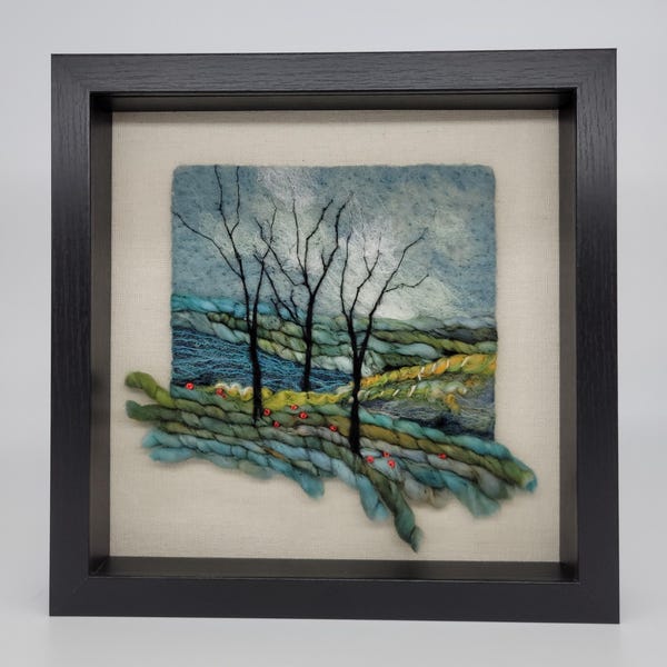 Felted Landscape - Etsy