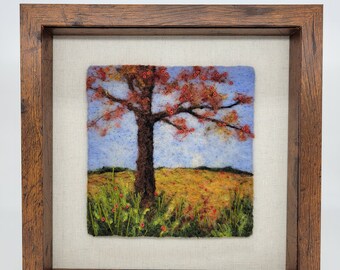Felt Art, Barn, Wool Painting, Felt Painting, Wool Art, Needle Felt ...