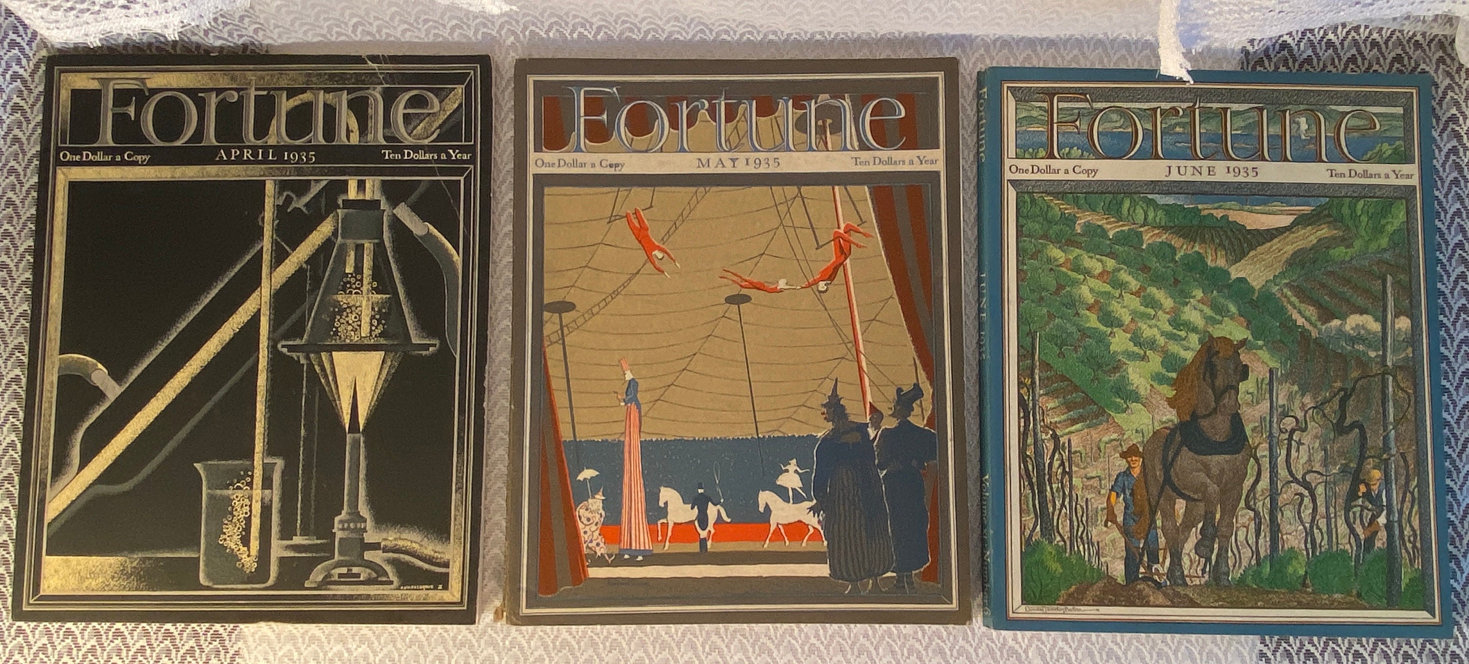 Vintage Collection of 1935 Fortune Magazines - Etsy
