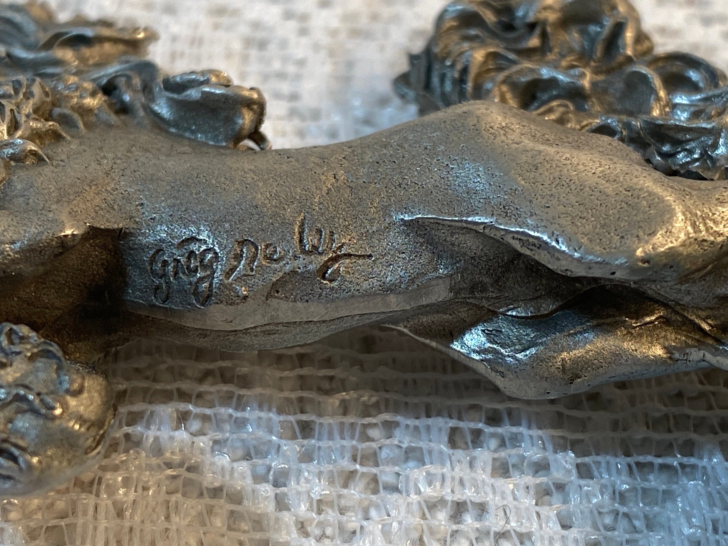 Vintage Comstock Pewter Majestic Unicorn Signed by Greg Neeley No. 4418 ...