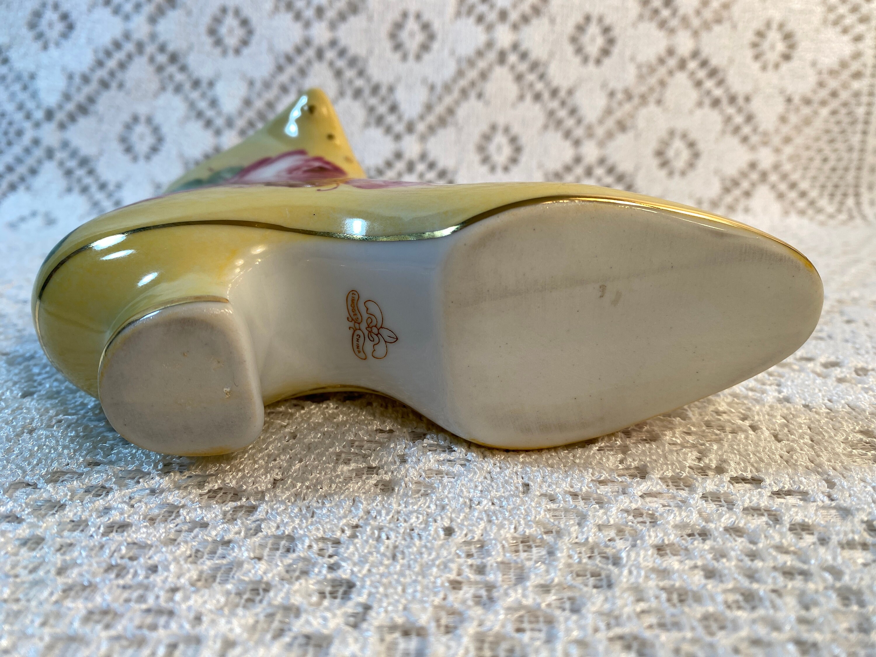 Vintage Limoges China Victorian Style Shoe Boot Vase Made in France - Etsy